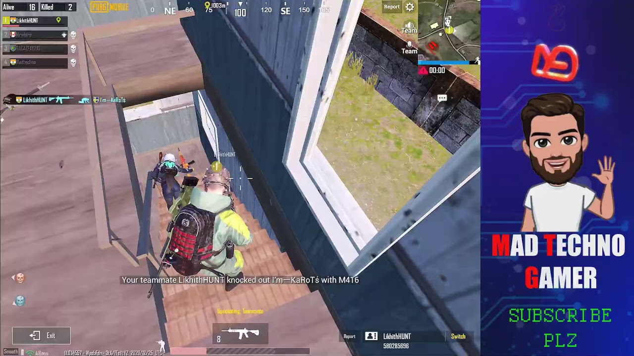 #261 PUBG MOBILE LIVE STREAMING || MAD TECHNO GAMER - YouTube