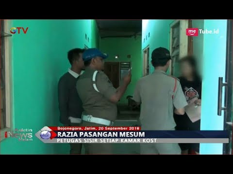 Pasangan Mesum Terciduk saat Petugas Lakukan Razia Kost di Bojonegoro - BIM 20/09