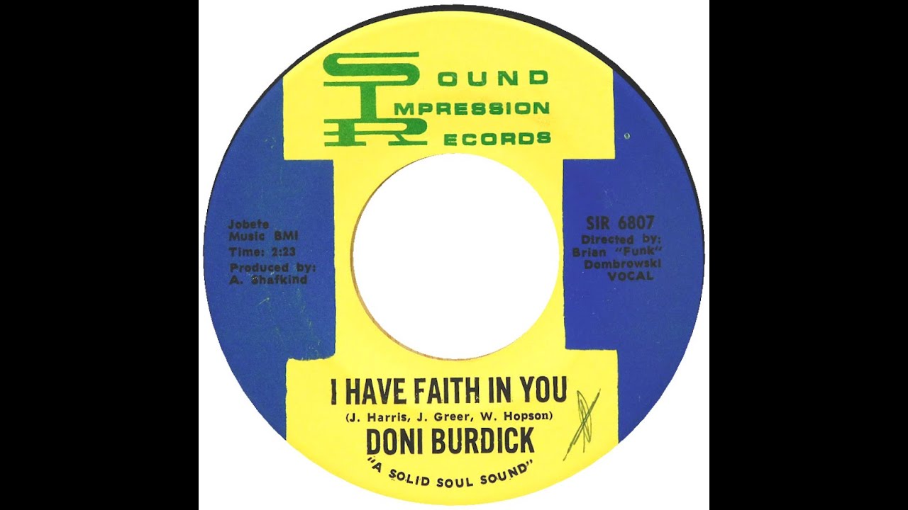 DONI BURDICK & GROUP I HAVE FAITH IN YOU - YouTube