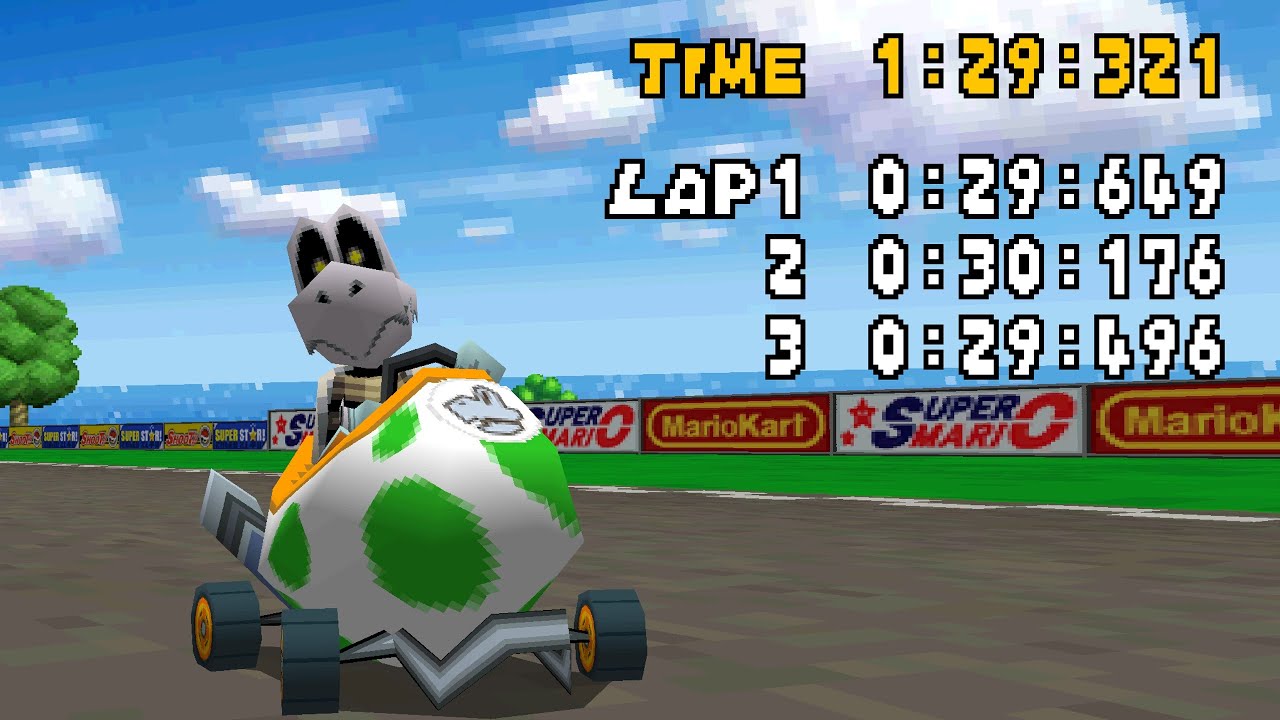 Mario Kart DS - Mario Circuit 1:29.321 Non-PRB World Record - Taiga ...