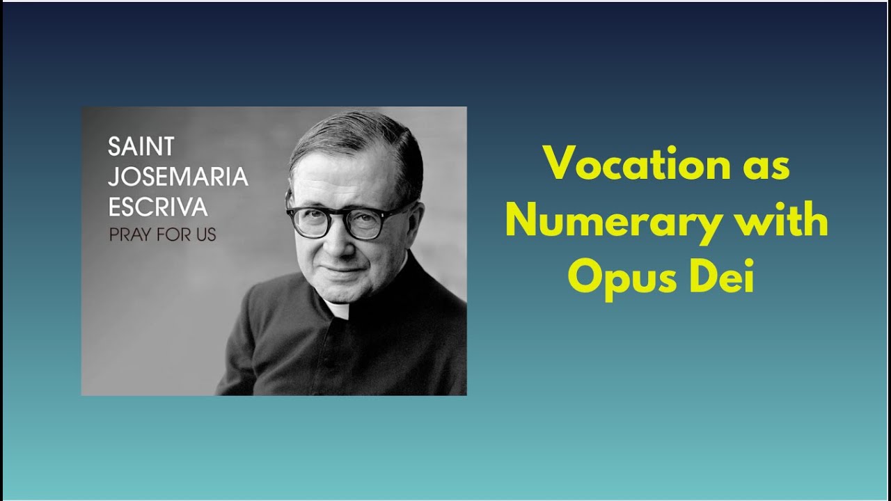 Tom Candia on his vocation as Numerary with Opus Dei - YouTube