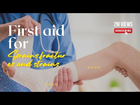 First aid for sprains , fractures and strains - YouTube