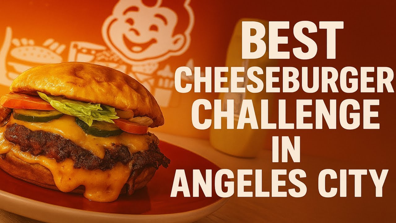 Best Cheeseburger Challenge in Angeles City | Rich Taste Burger Review ...