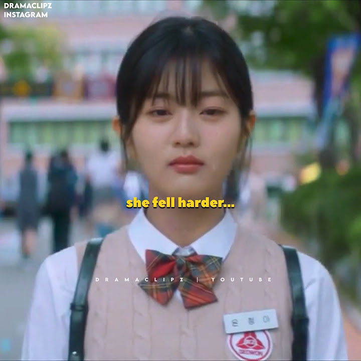 The Definition Of She Fell First She Fell Harder🤧Unrequited Love🤌Dramaclipz #twinklingwatermelon ...