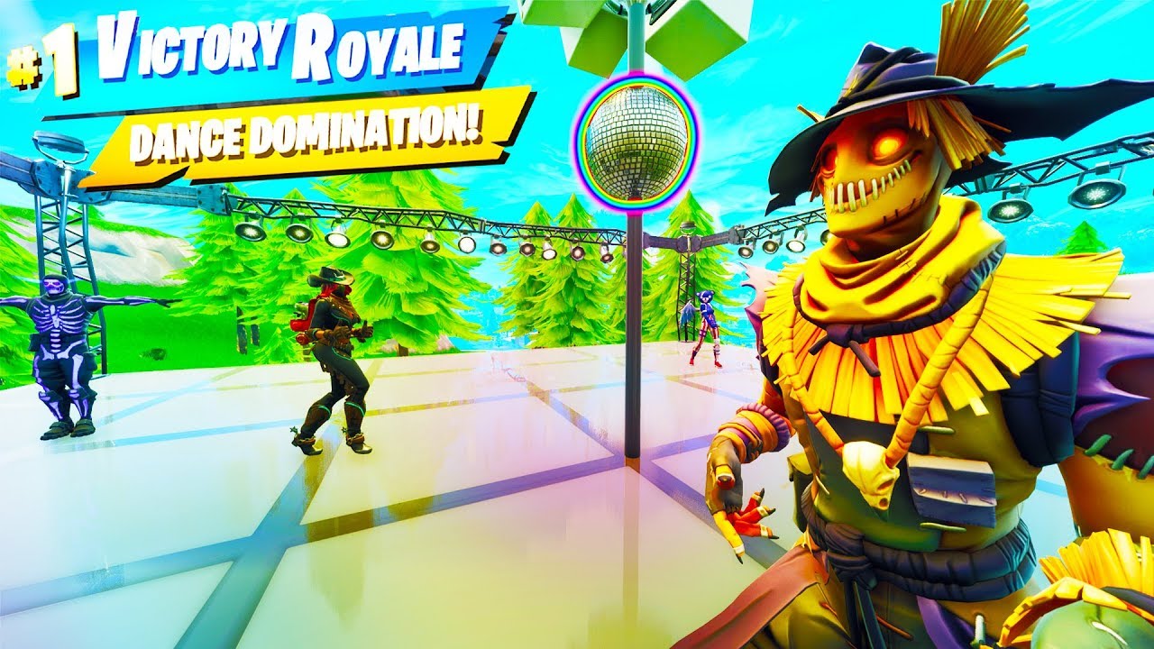 DISCO DOMINATION WITH NEW SKULL TROOPER SKIN IN FORTNITE BATTLEROYALE ...