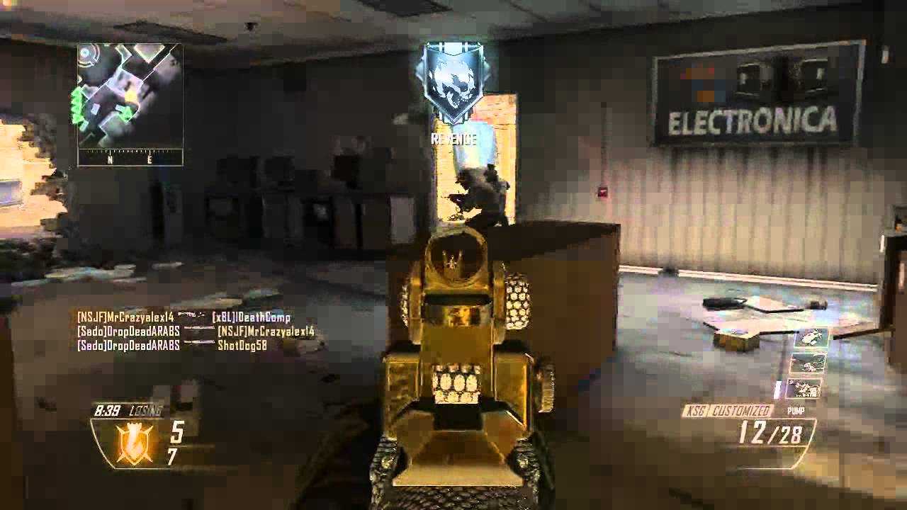 black ops 2 diamond ksg montage - YouTube