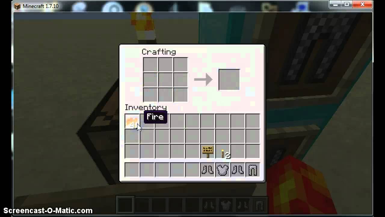 Minecraft- how to make chainmail armour! - YouTube