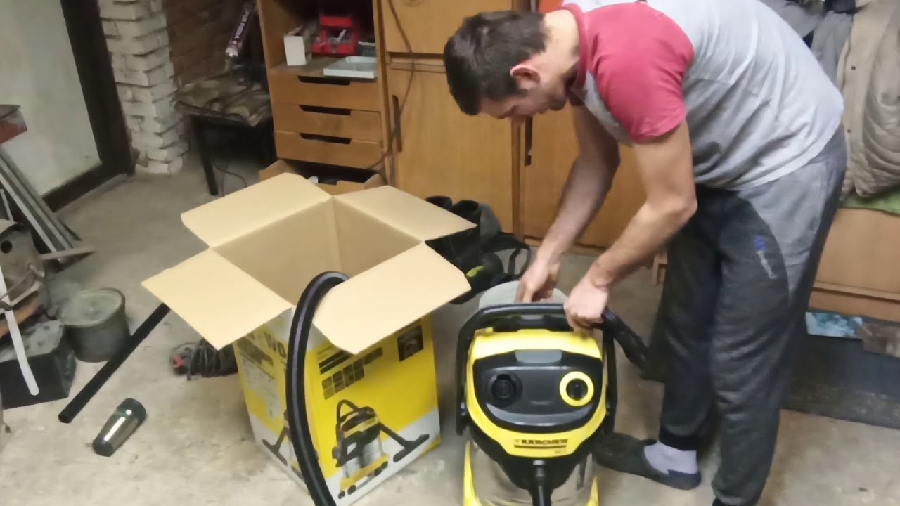 Unboxing Karcher WD 5 Premium - YouTube