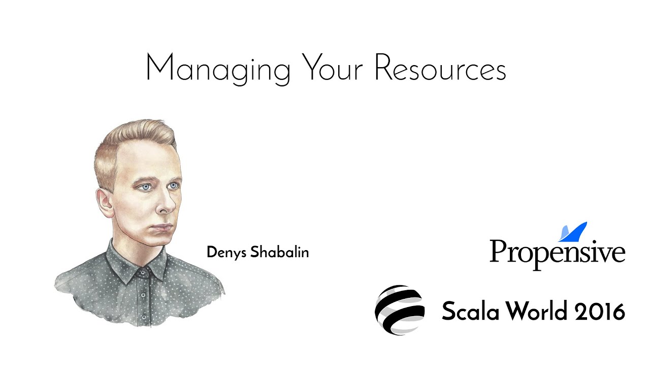Managing Your Resources—Denys Shabalin - YouTube