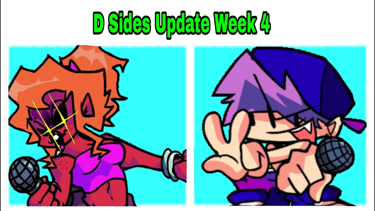 FridayNightFunkin D-Sides Mod Update Week 4 (FNF Mod/Hard) - YouTube
