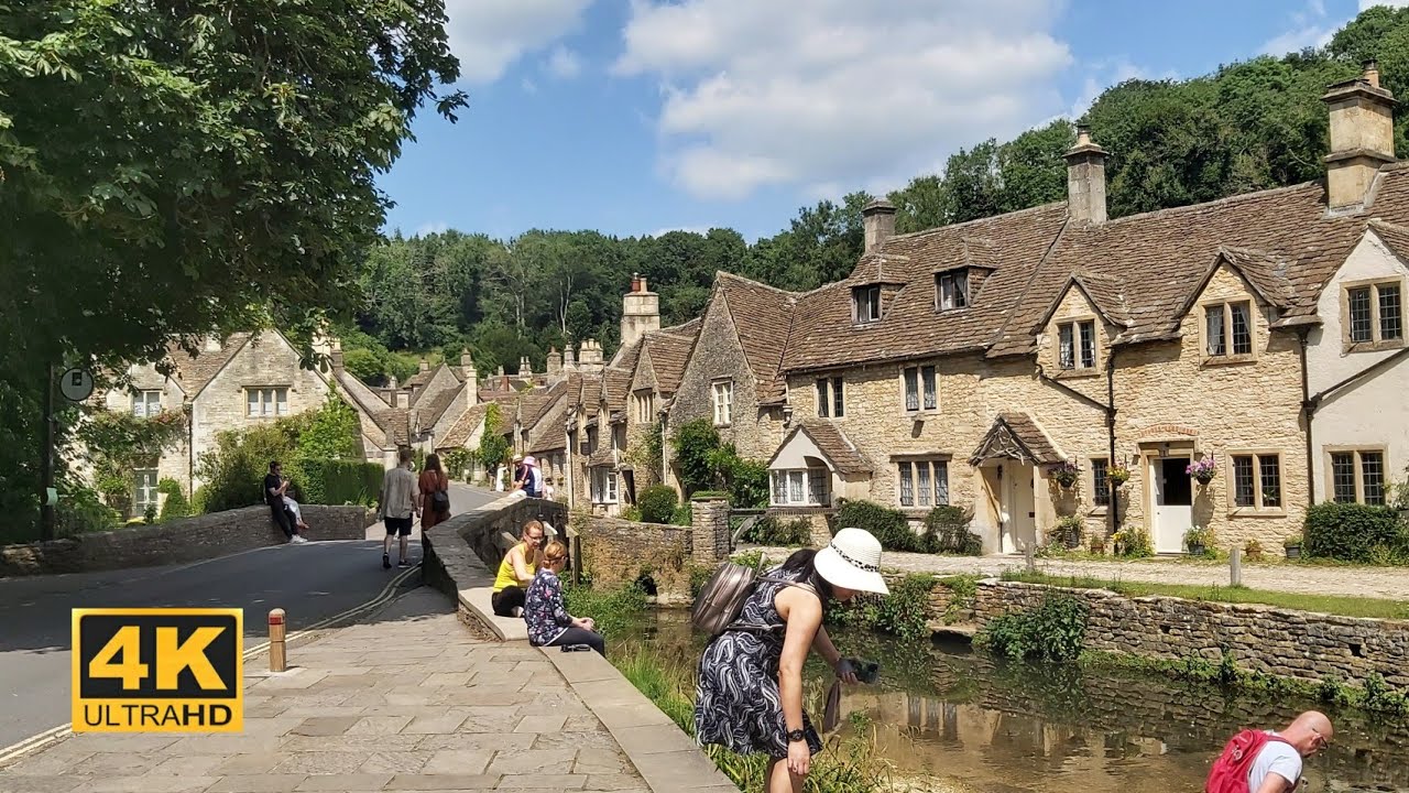 [4K] 🇬🇧 Castle Combe Walking, The Prettiest Village in England - YouTube