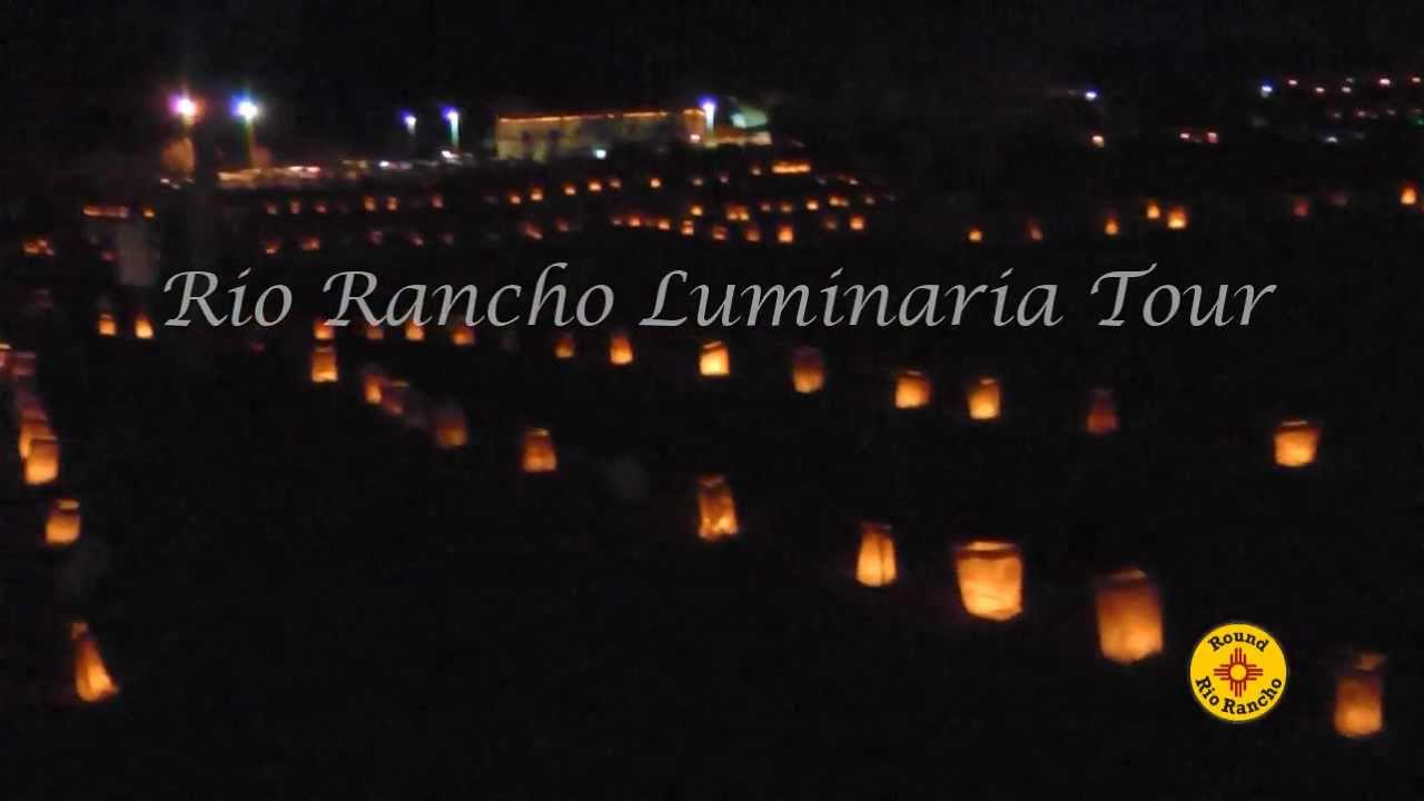 Luminaria Tour at Haynes Park in Rio Rancho - YouTube