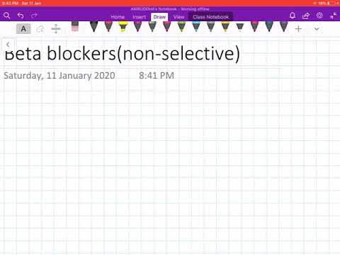 Beta blockers(non-selective) - YouTube