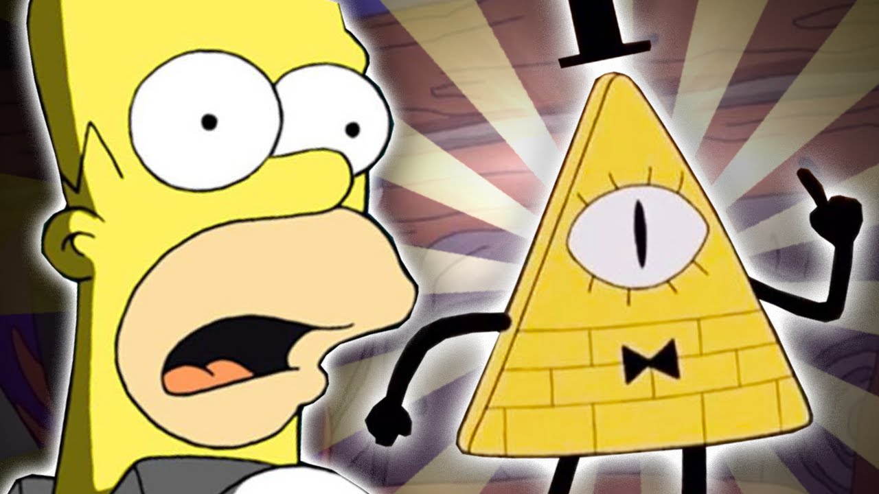 Bill Cipher Is OFFICIALLY CANON In The Simpsons! - YouTube
