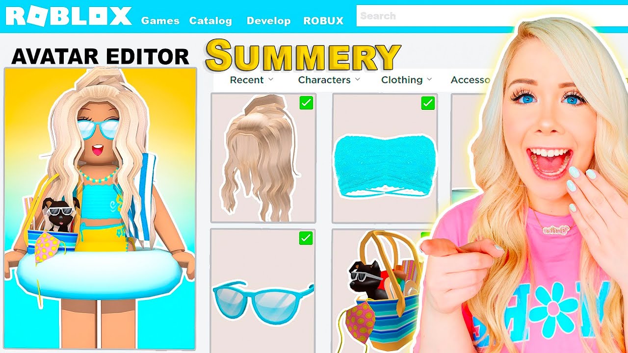 I CREATED A SUMMER ROBLOX ACCOUNT! - YouTube