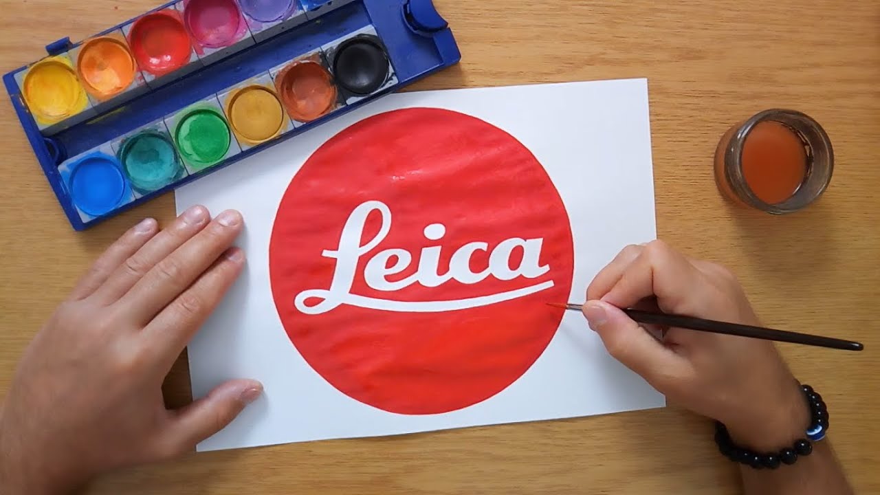 How to draw the Leica logo - Wie man das Leica-Logo zeichnet - YouTube