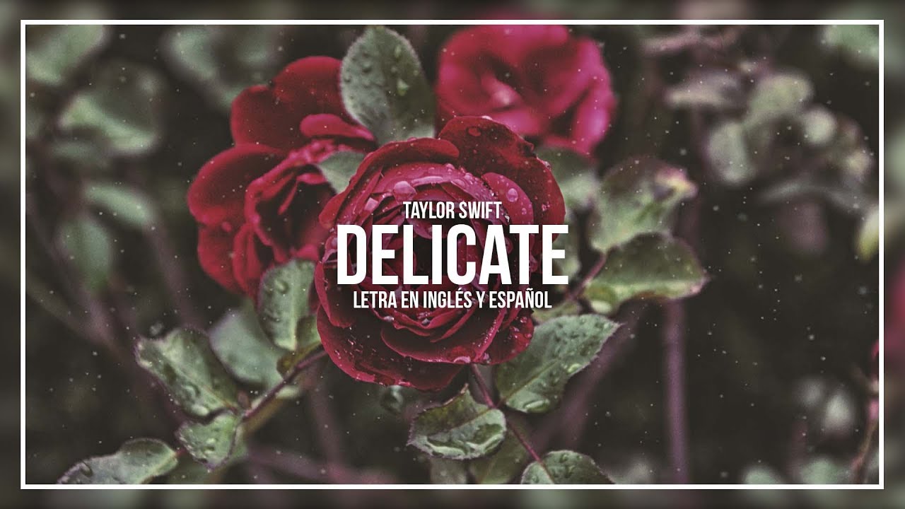 TAYLOR SWIFT - DELICATE | LETRA EN INGLÉS Y ESPAÑOL - YouTube Music