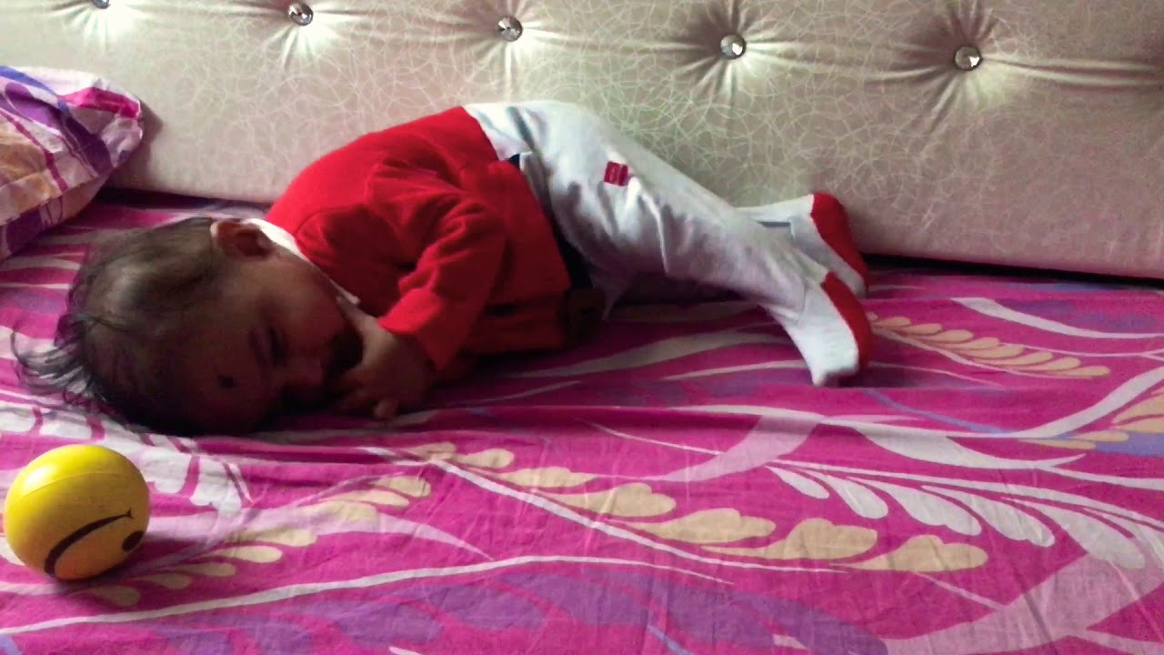 6 months baby rolling|Baby milestone| Roll over of baby boy| Cute Vivan ...