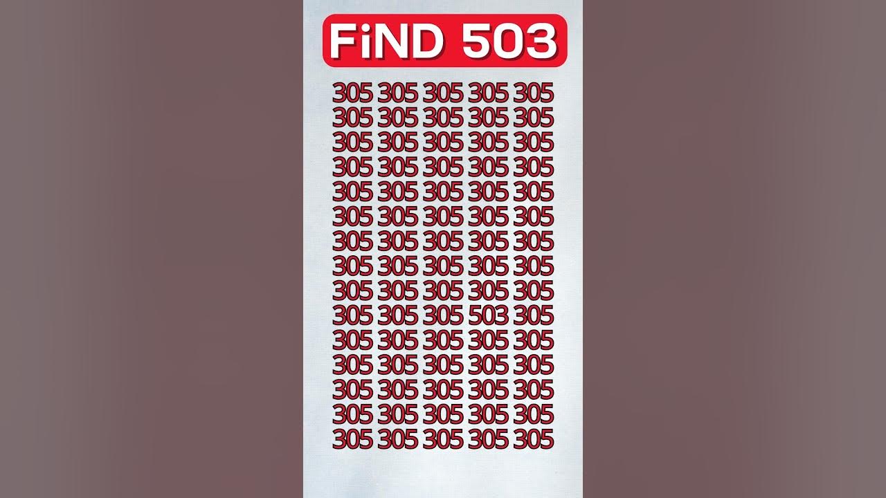 Find Odd One Out! Find 503 #quiz #challengeyourself #mindbendingquiz - YouTube
