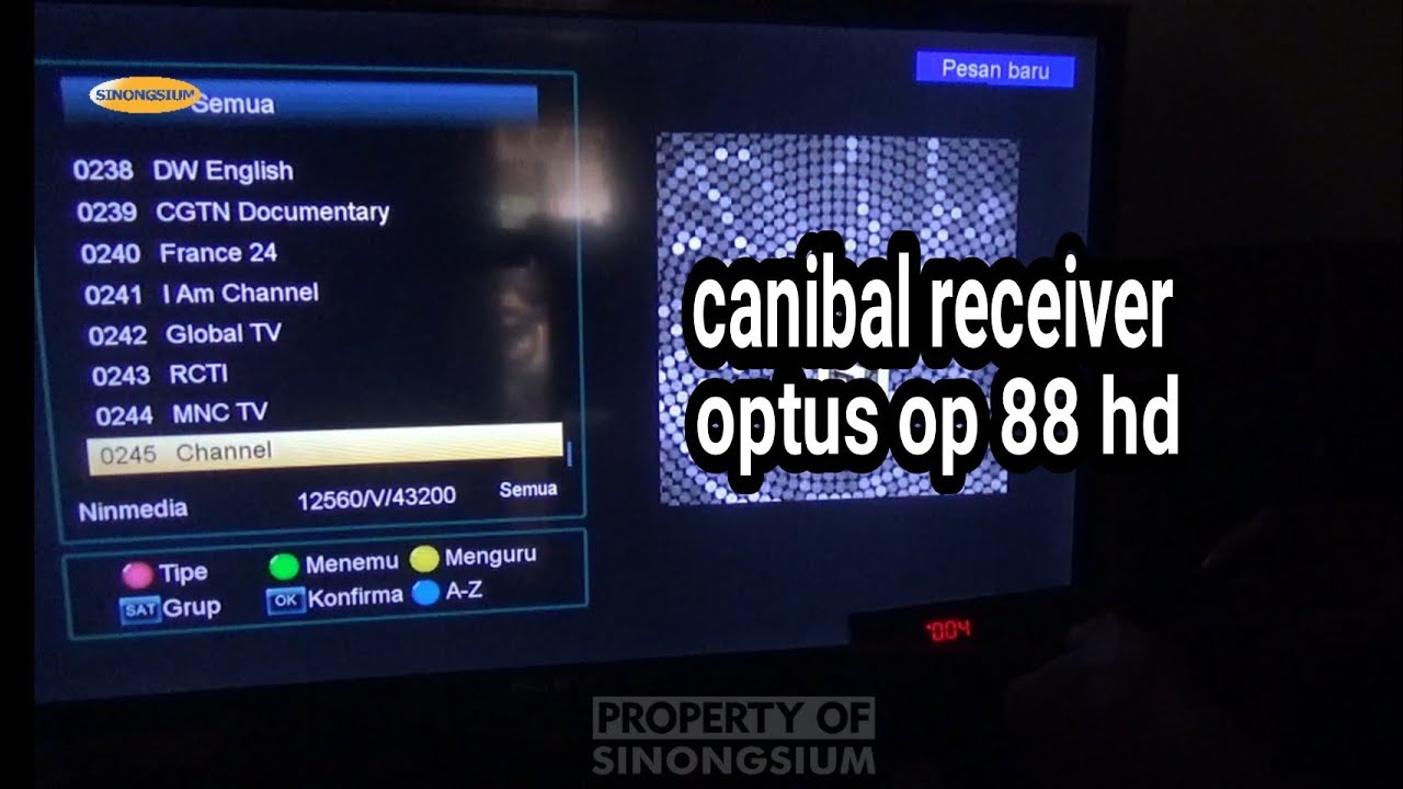 cara memperbaiki receiver optus op 88hd - YouTube