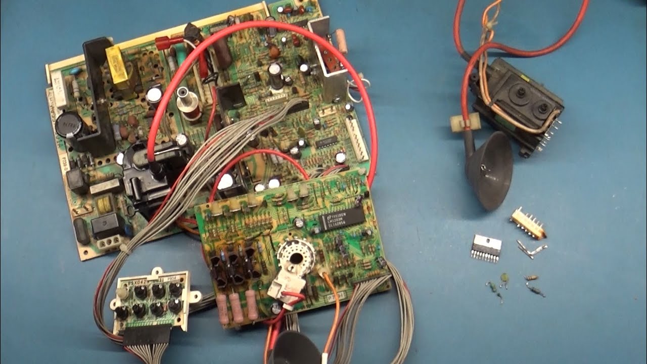 25" U5000 Arcade Monitor Chassis Repair - Vertical Collapse + LOTS Of ...