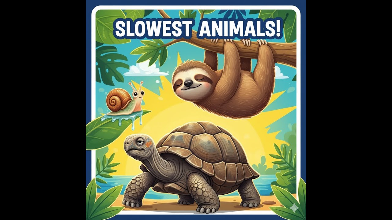 Top 5 Slowest Animals on Earth | Animal Kungfu Arana - YouTube