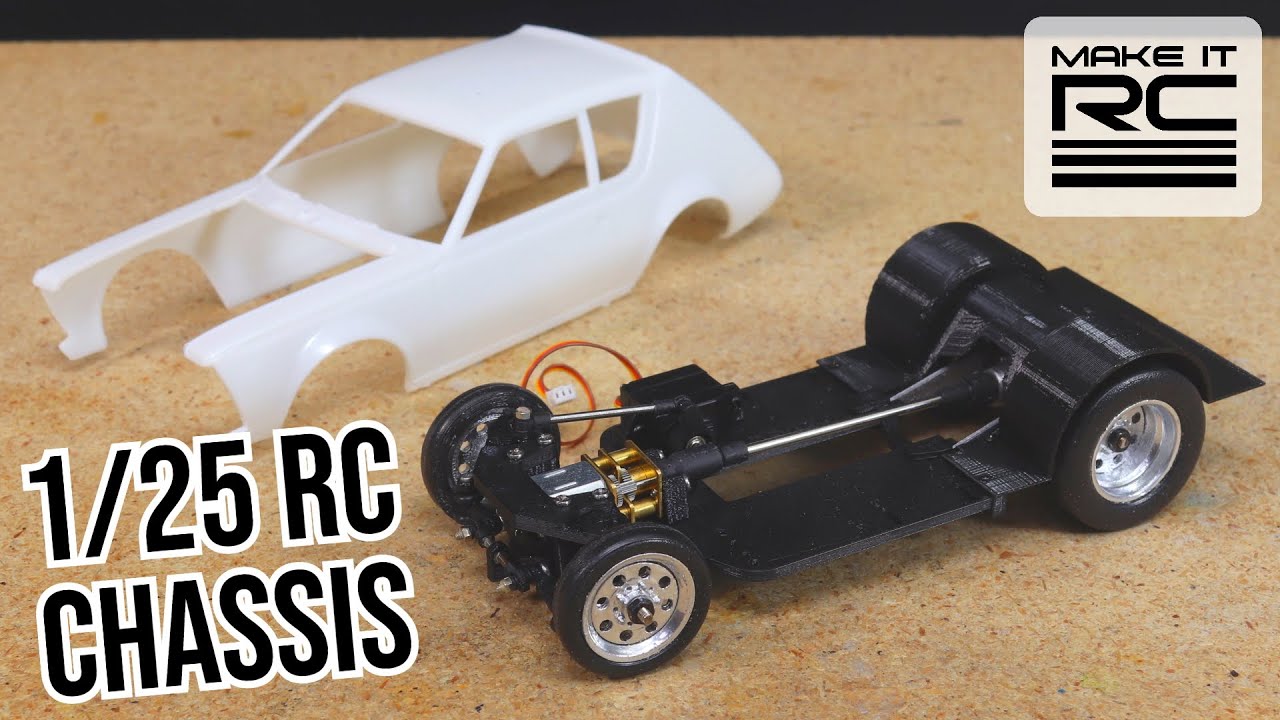 RC AMC Gremlin Drag Build 3D Printed Chassis Assembly - YouTube