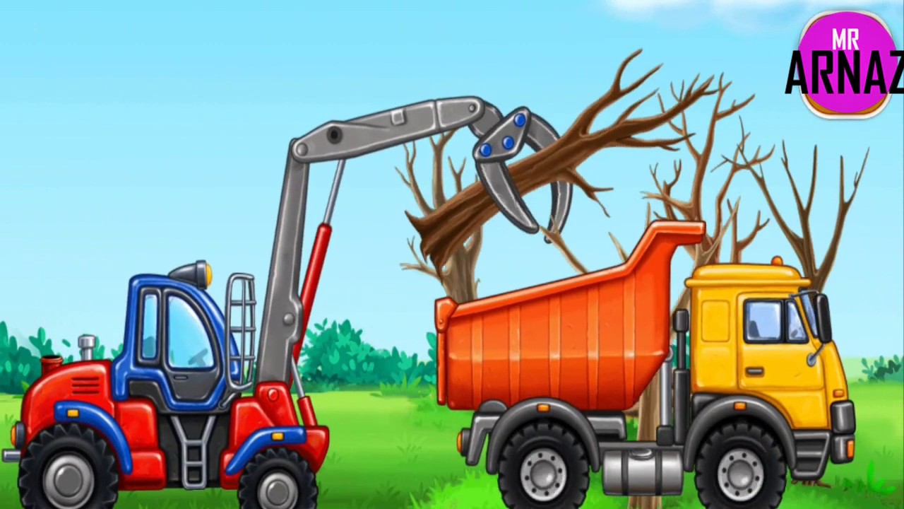 Building A House | Episode 1 | Car Cartoons For Kids | Excavator, Dump ...