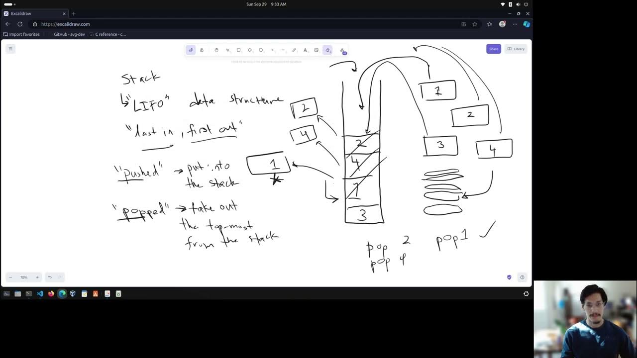 44 - Data Structures in C: Stack with Array (Part 1) - YouTube