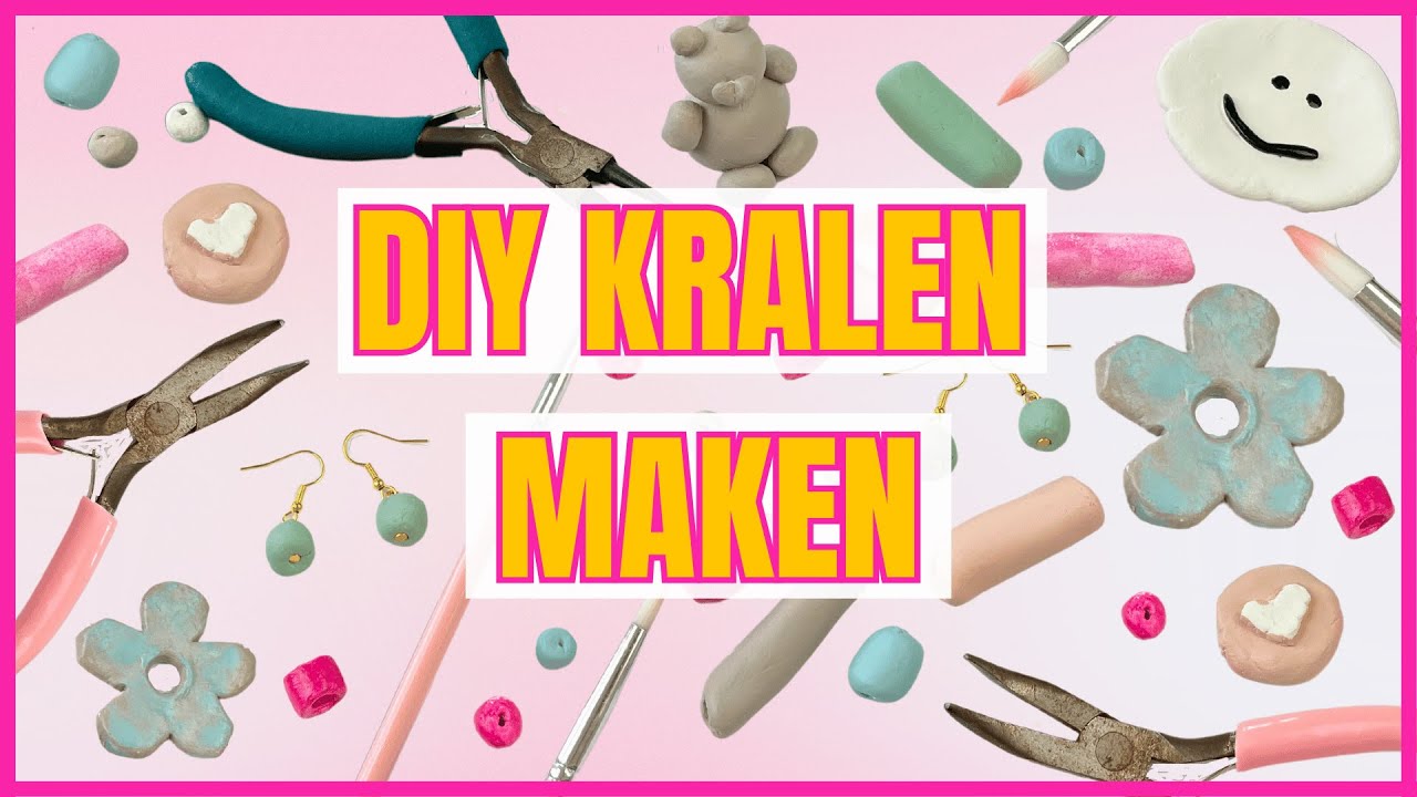 Zelf Kralen Maken van Klei - DIY - YouTube