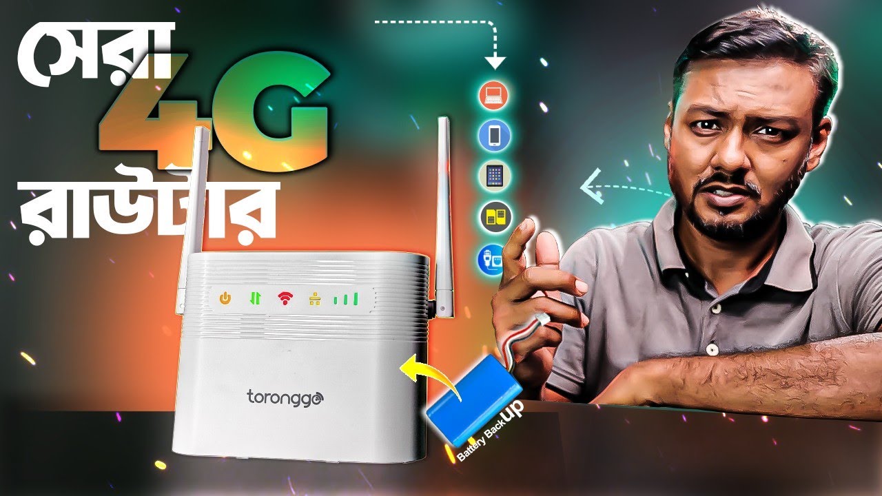 SIM Router | Walton Toronggo WR12ED Portable 4G LTE Router with mini ...