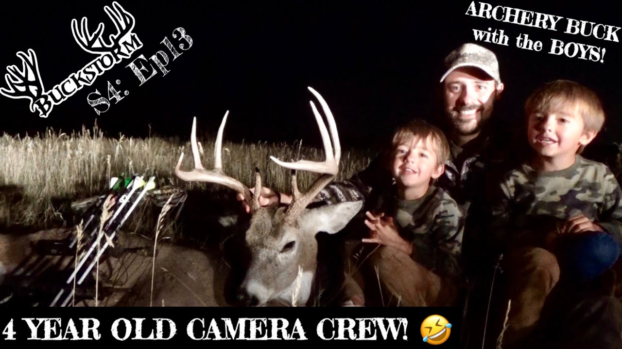 FOUR YEAR OLD CAMERA MAN | ARCHERY WHITETAIL BUCK | S4:EP13 - YouTube