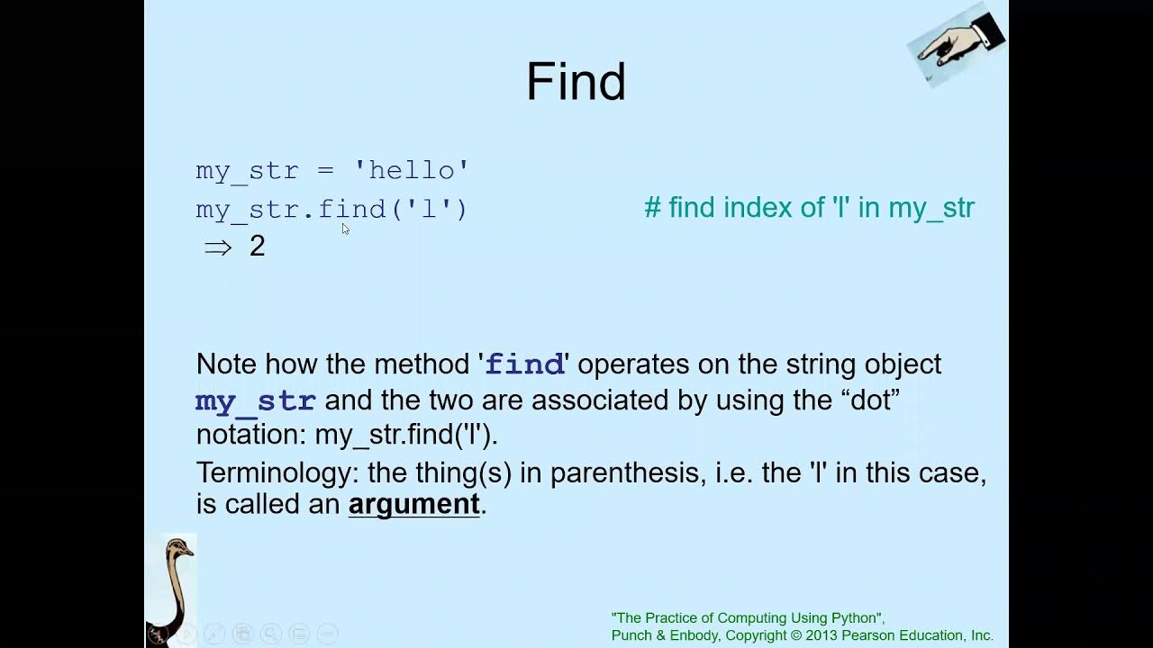 CS111-Chapter3-Strings-Lecture2-7-04-2021 - YouTube