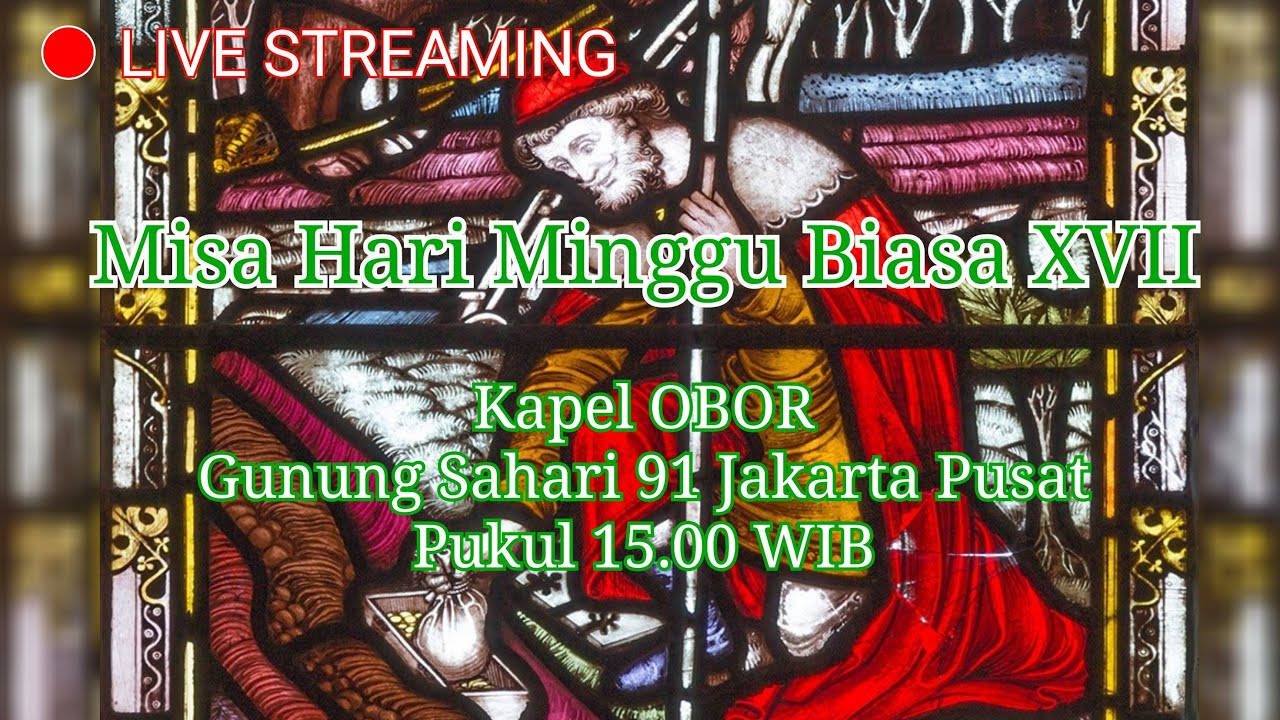 Misa Hari Minggu Biasa Xvii 26 Juli 2020 Youtube