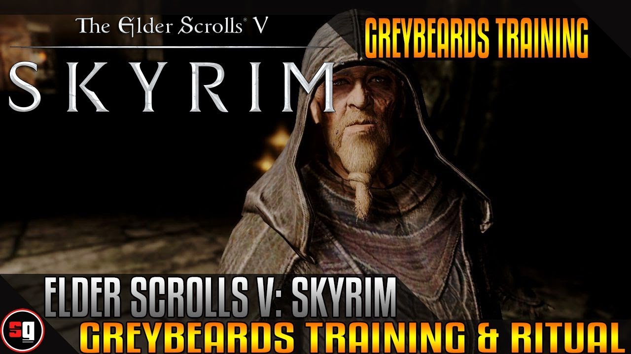 Elder Scrolls V: Skyrim - Greybeards Training & Ritual - YouTube