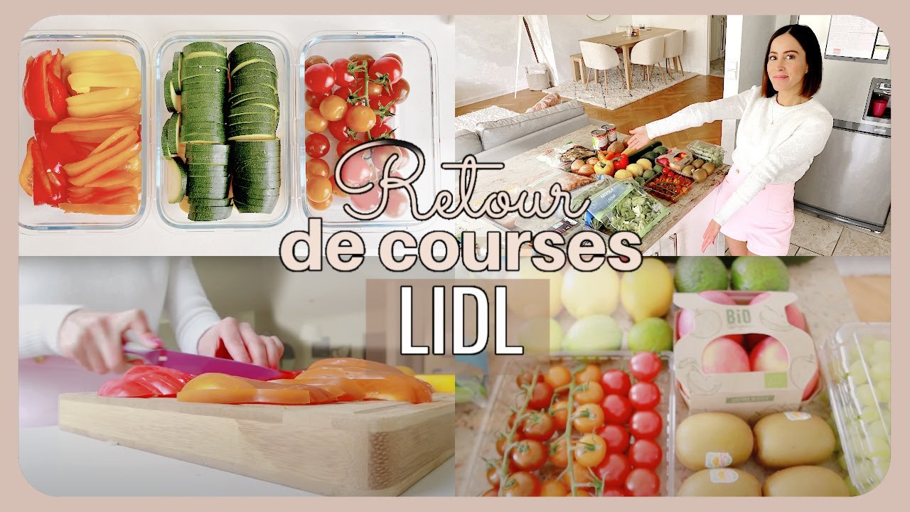 RETOUR DE COURSES LIDL MENU DE LA SEMAINE MEAL PREP R QUILIBRAGE retour-de-courses-lidl-menu-de-la-semaine-meal-prep-r-quilibrage