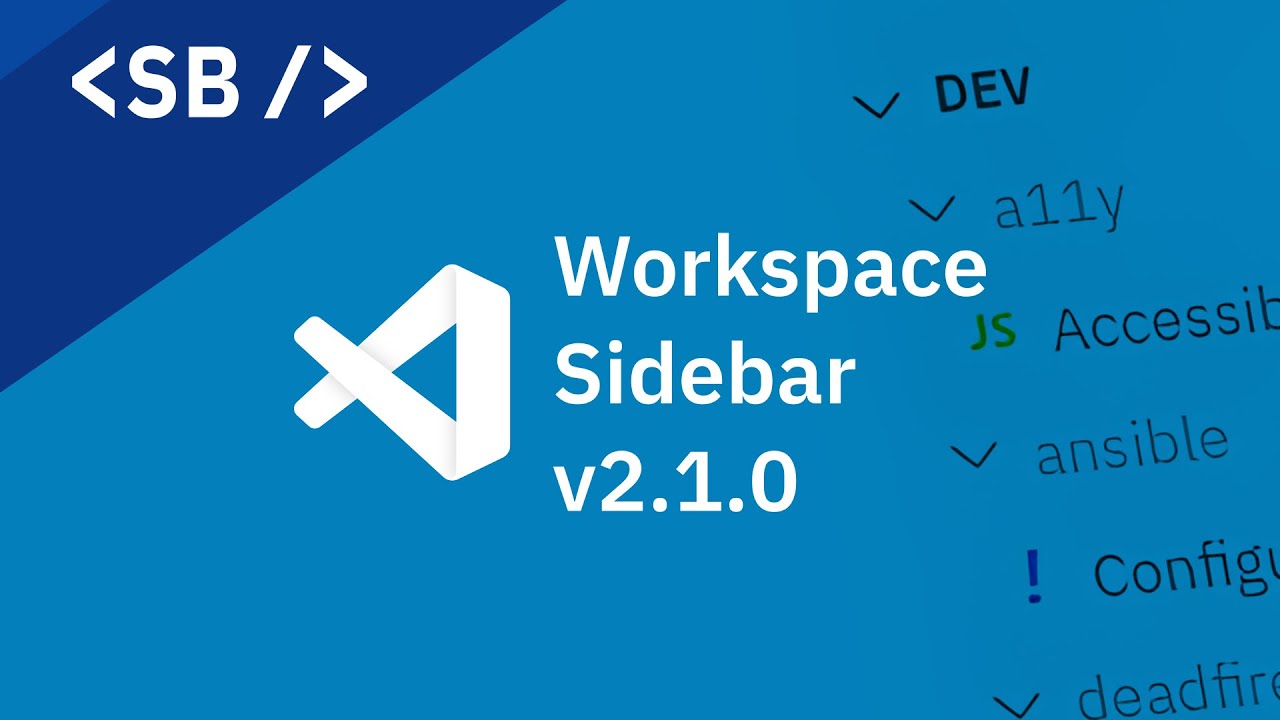 What's new in Workspace Sidebar 2.1.0? - VSCode Extension - YouTube