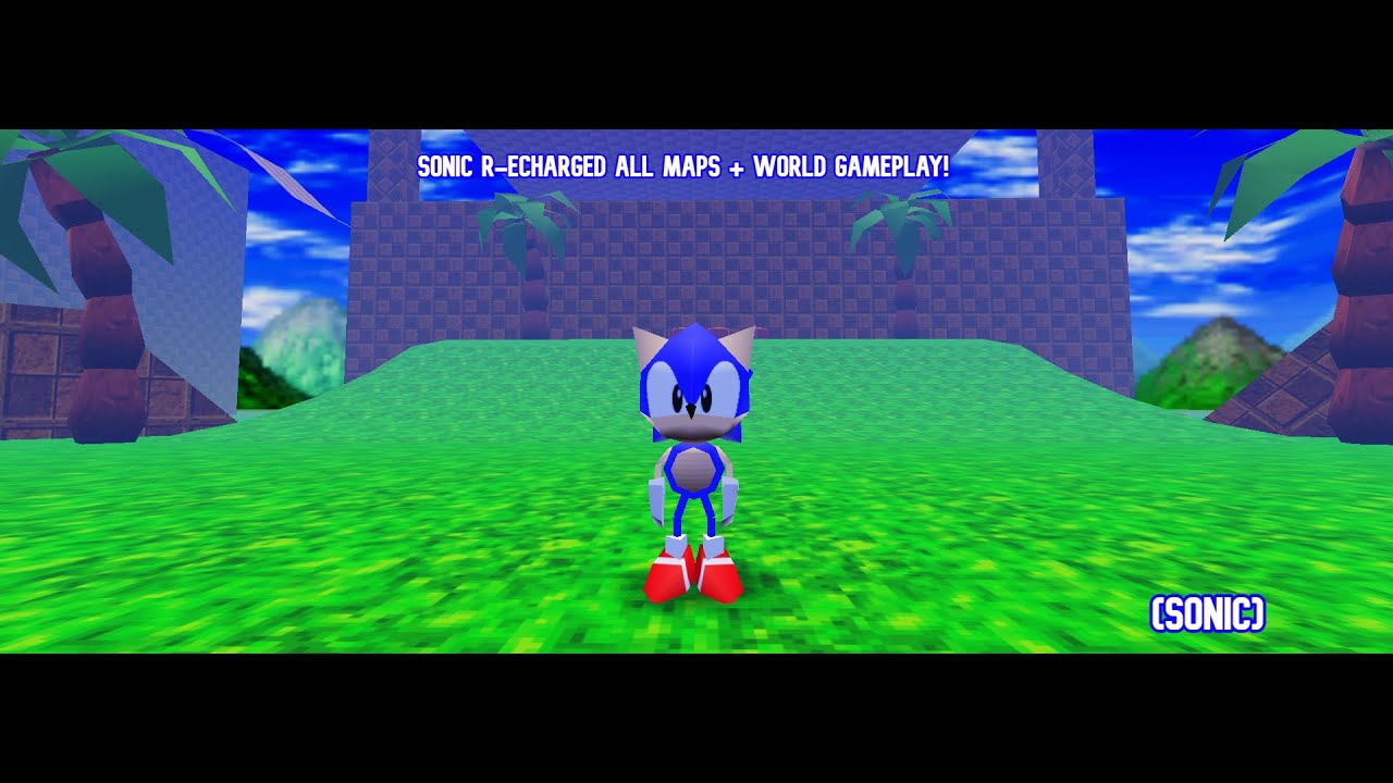 (First Vid Of 2024!) Sonic R-echarged All Maps + World Gameplay (Sonic ...