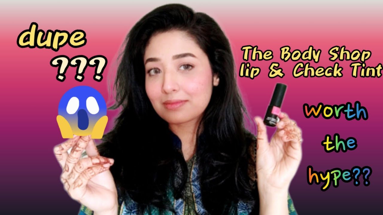 Body Shop Lip and Check Tint Dupe 🤔 How to Apply Tint||The Body Shop ...