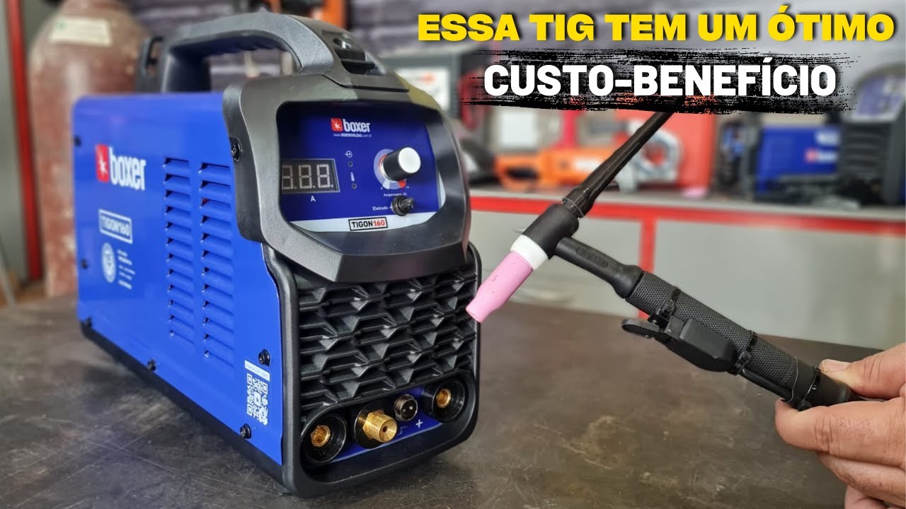 Lançamento Tigon160 da Boxer Soldas - Review & Teste - YouTube