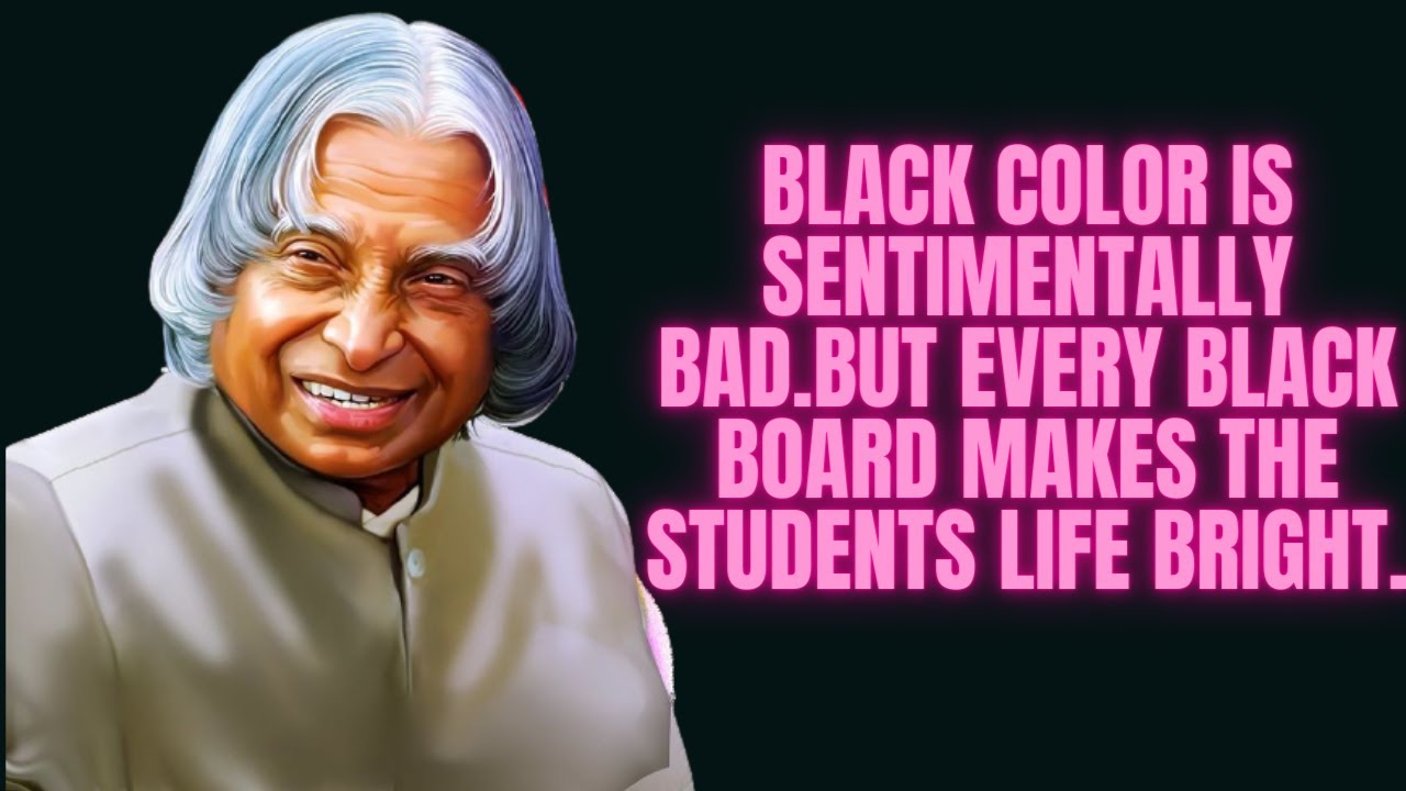 Black color is sentimentally bad.But every black board makes the ...
