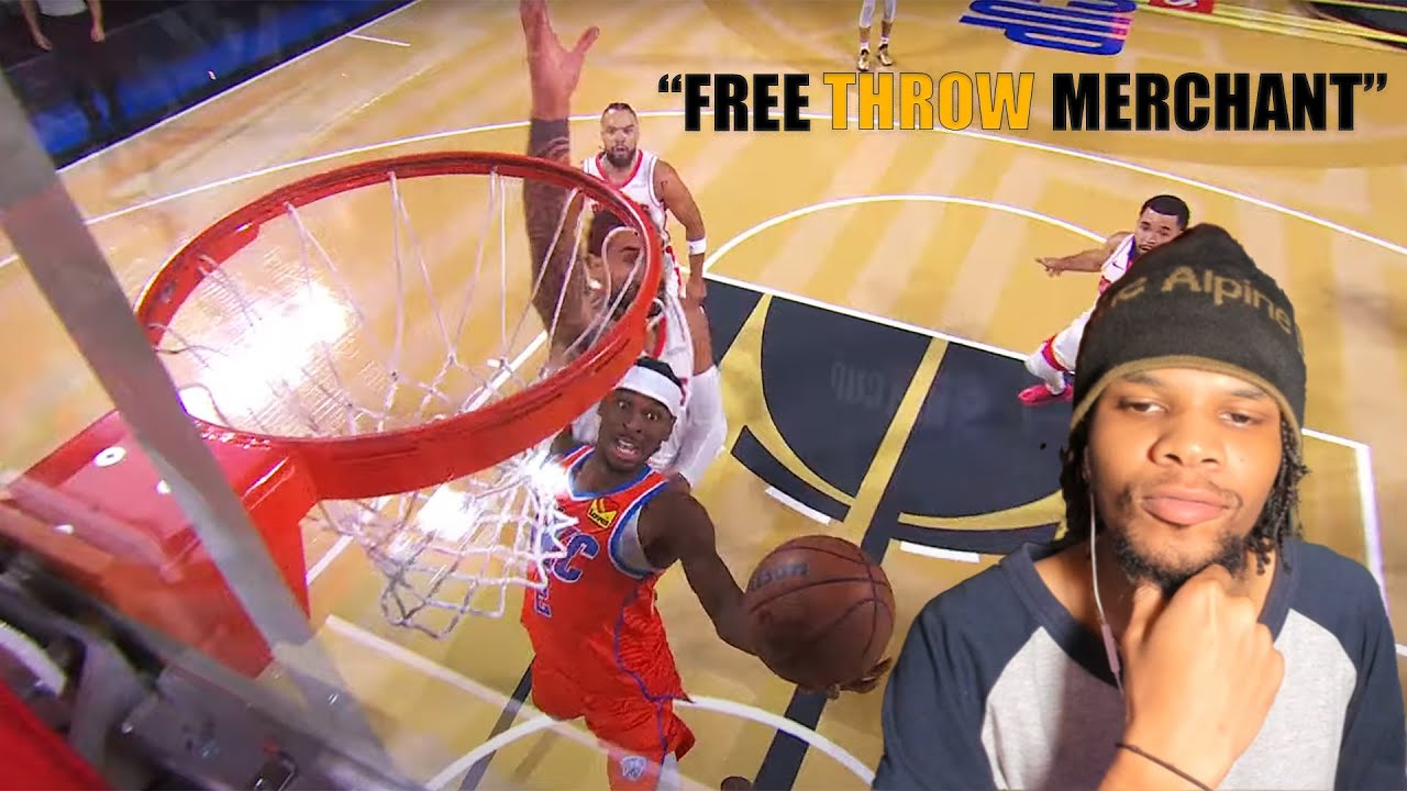 SHAI MIGHT BE THE NBA'S BIGGEST FREE THROW MERCHANT!!! ImNardd Reacts ...
