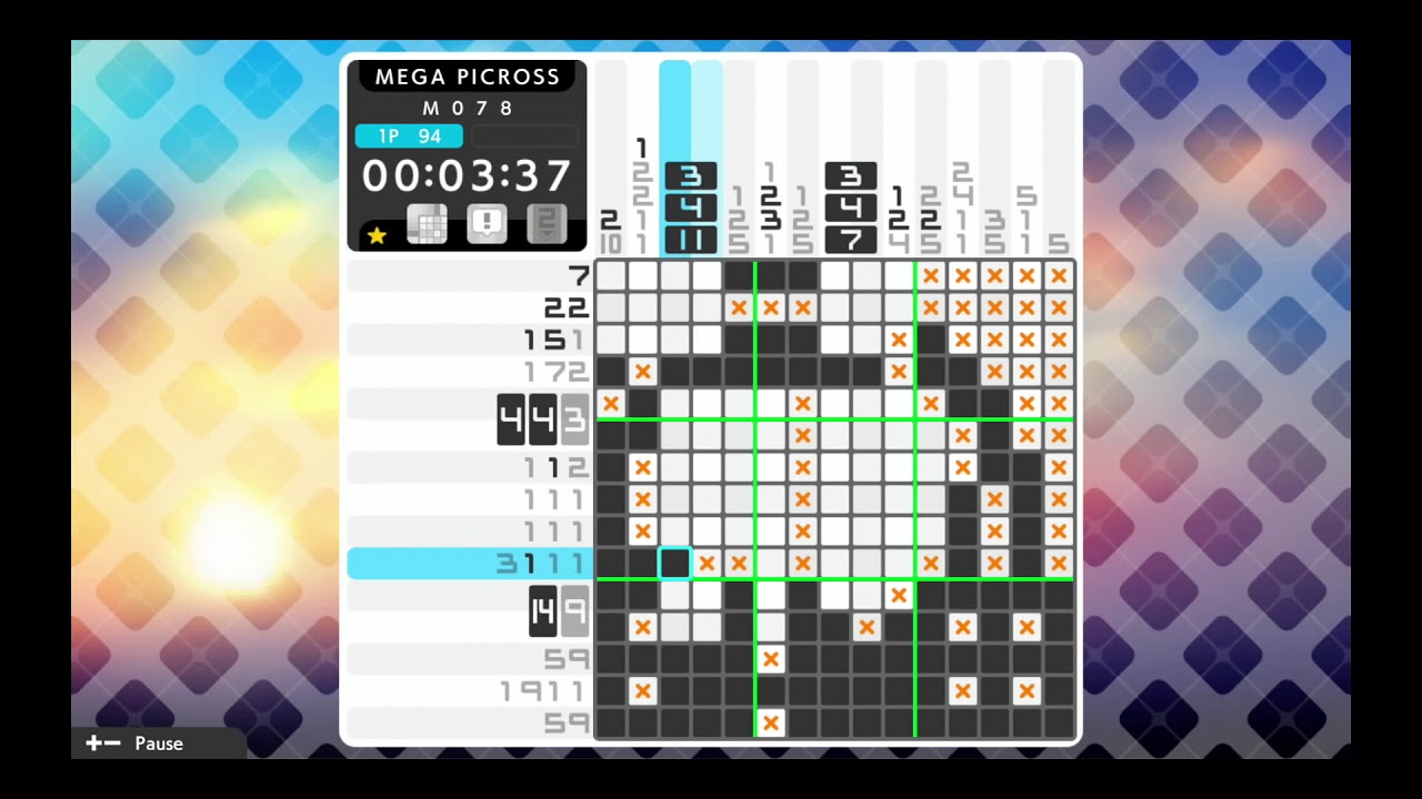 Picross S4 Switch M078 - YouTube