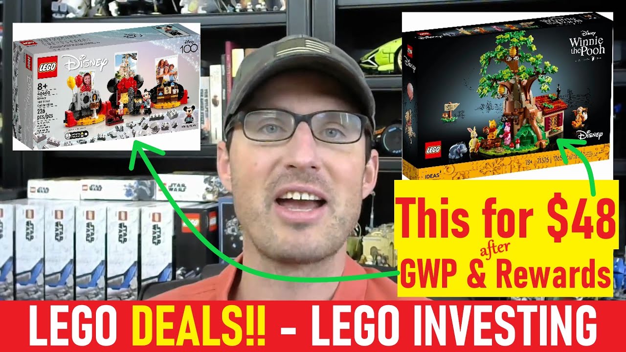 50% equivalent or more LEGO savings on great sets RIGHT NOW! I show stacking GWP and rewards ...