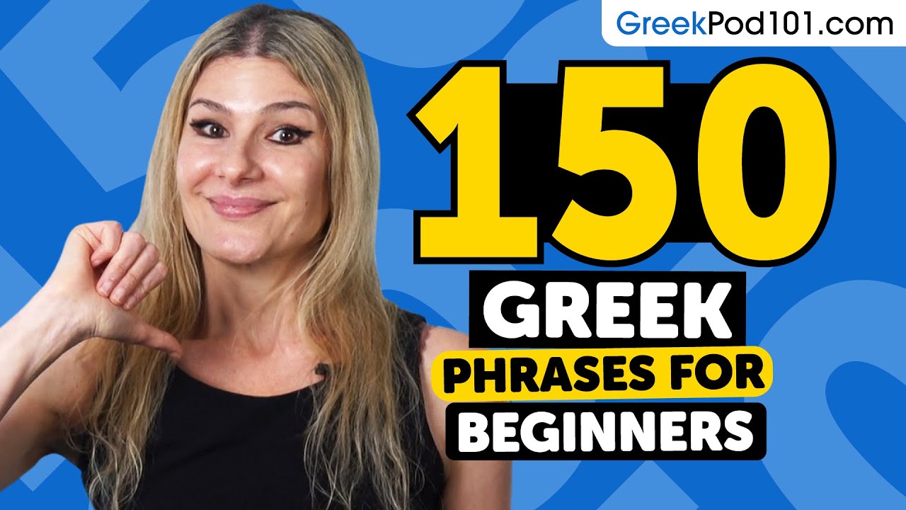 150 Greek Phrases for Beginners - YouTube
