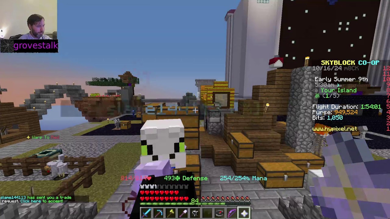 theHorder- On Hypixel Bed Wars and perhaps Skyblock, Jamming with viewers Party up! - YouTube