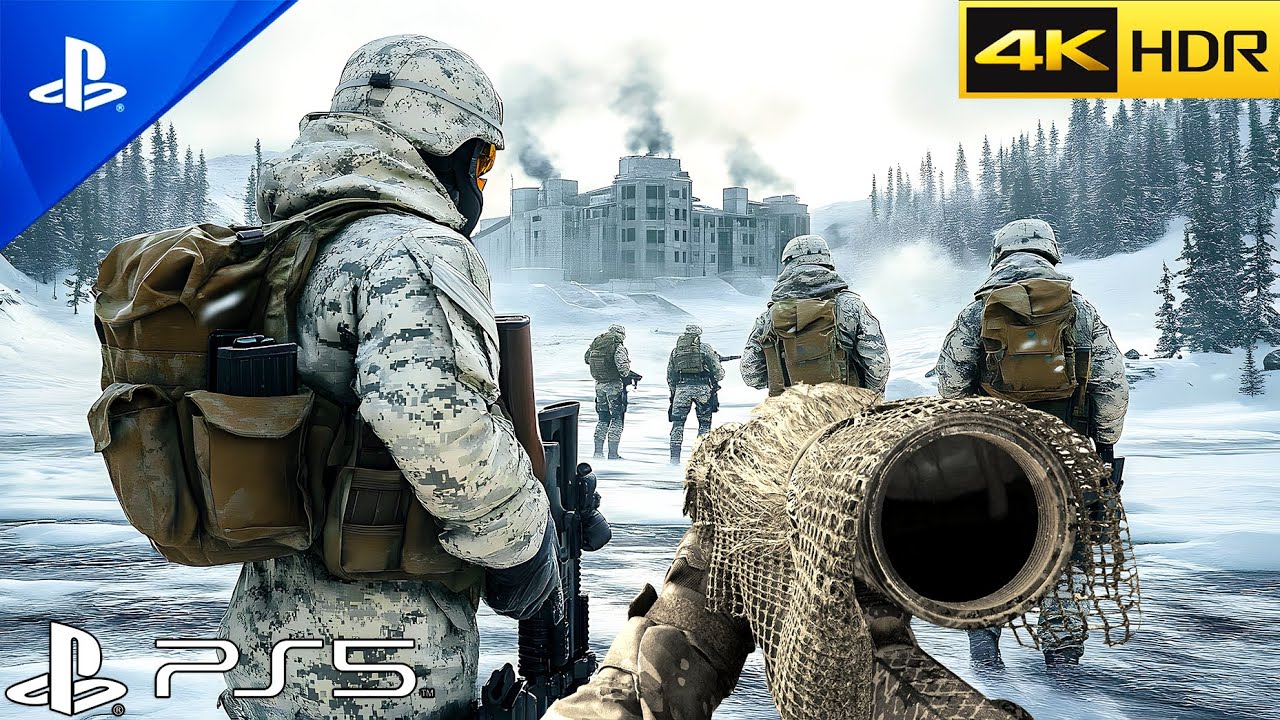 WINTER SNIPER SOLDIER | Realistic Ultra Graphics Gameplay 4k60fps Call ...