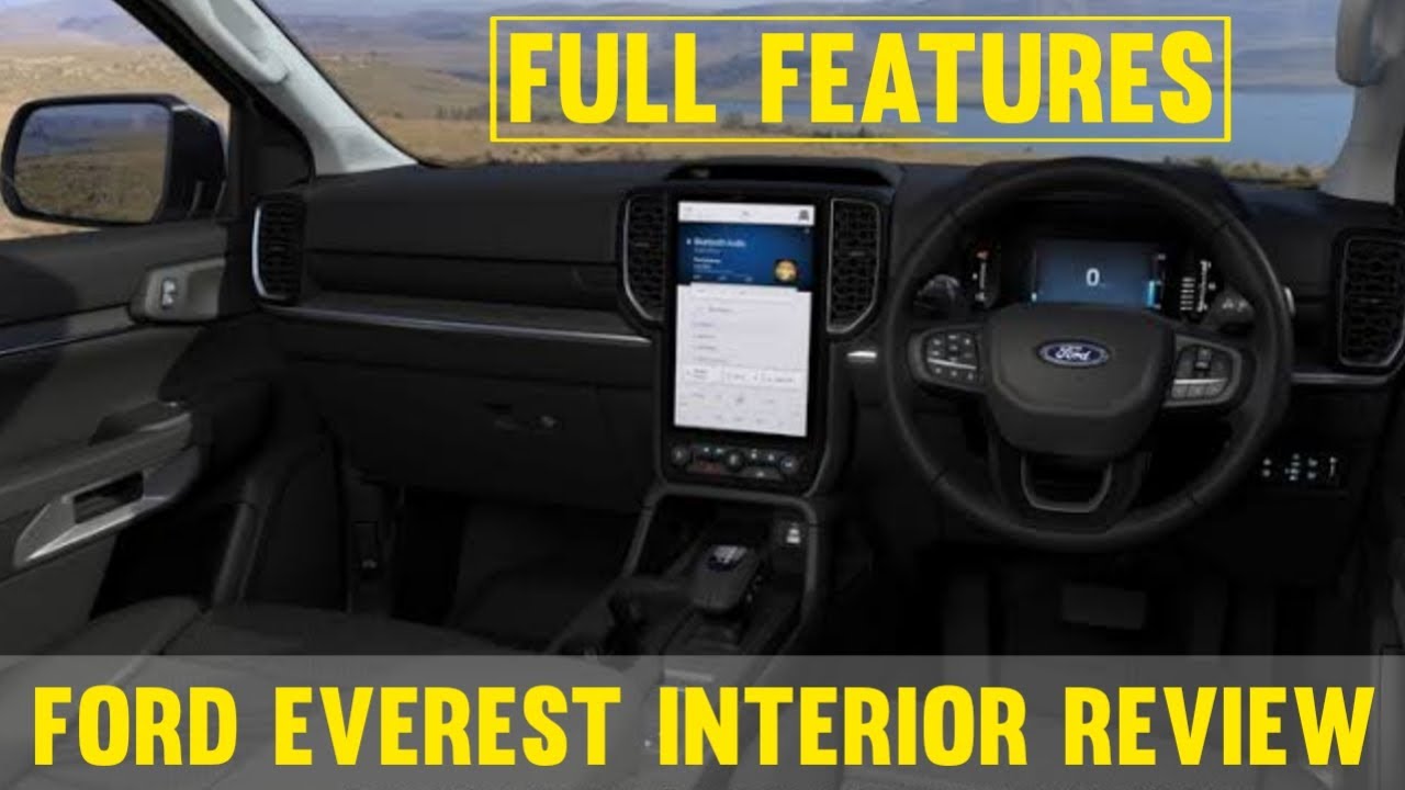 2023 Ford Everest Interior Review - YouTube