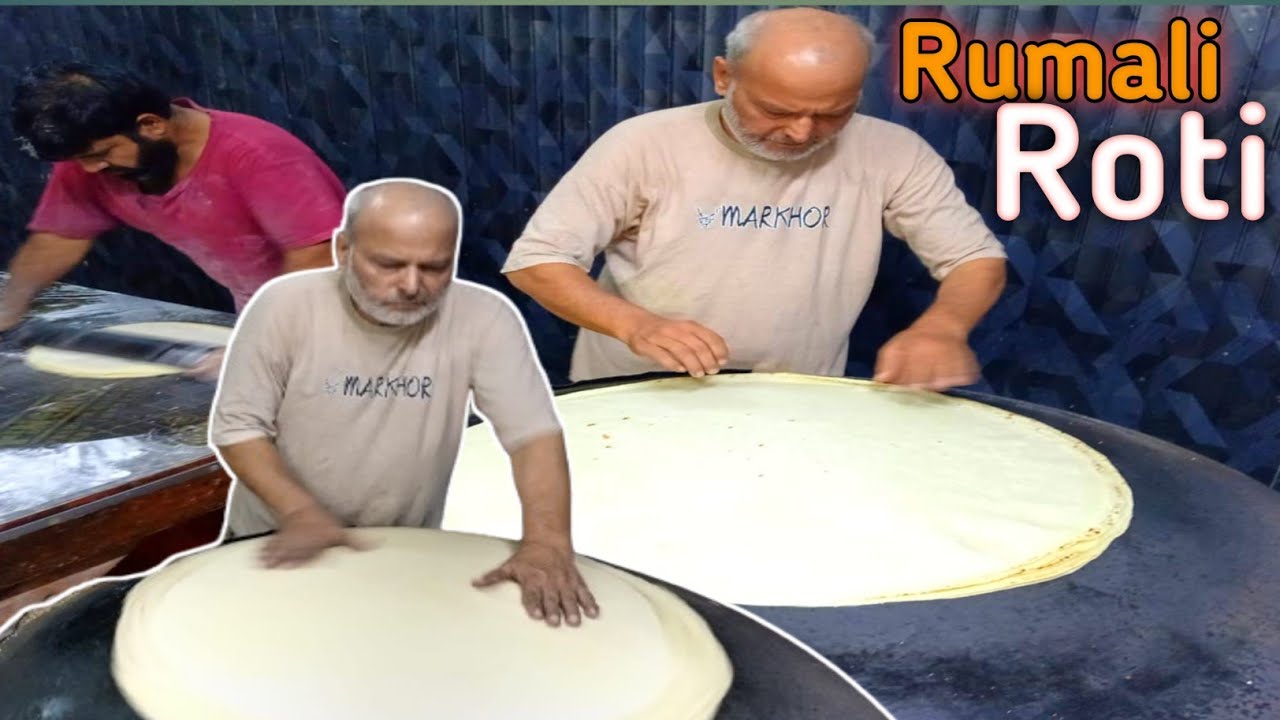 How To Make Rumali Roti | Manda Roti Making | Making Roll & Samosa ...