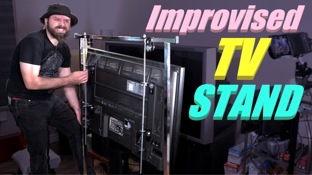 Improvised TV Stand - YouTube